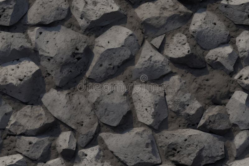 Seamless Texture of Concrete Rock Stock Illustration - Illustration of ...