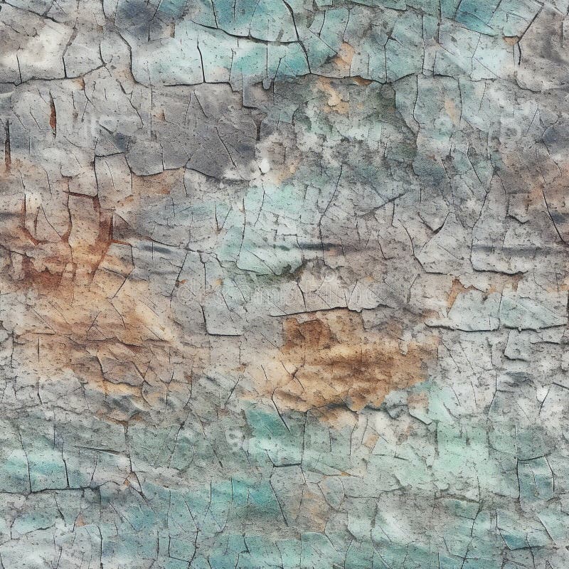 Seamless Texture of Cracked Paint on the Wall, Abstract Background ...