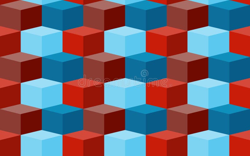 Seamless Texture with Cubes Stock Vector - Illustration of abstract ...