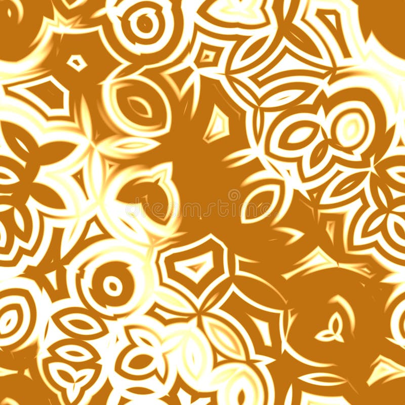 Seamless Texture of Metal Shapes Stock Illustration - Illustration of ...