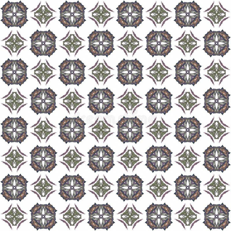 Seamless Texture with 3D Rendering Abstract Fractal Colorful Pattern ...