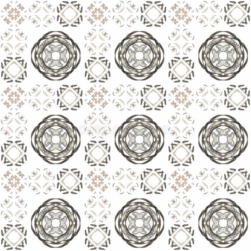 Seamless Texture with 3D Rendering Abstract Fractal Gray Pattern Stock ...