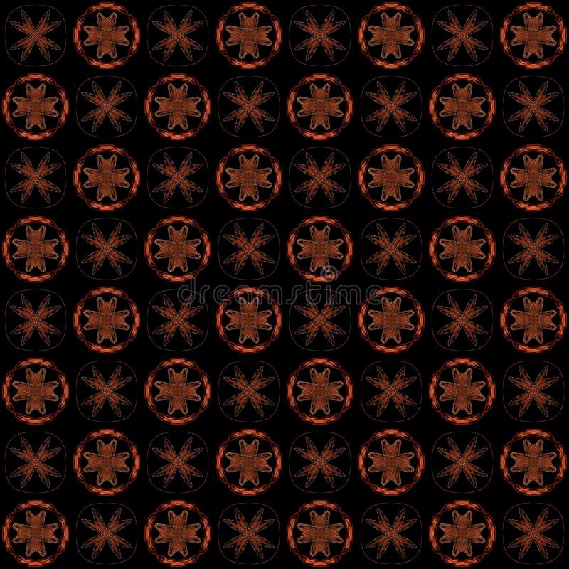 Seamless Texture with 3D Rendering Abstract Fractal Red Pattern Stock ...