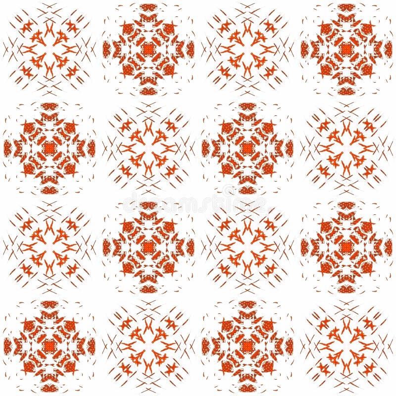 Seamless Texture with 3D Rendering Abstract Fractal Red Pattern Stock ...