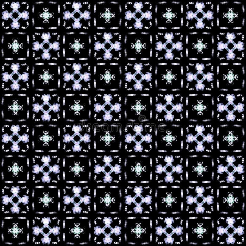 Seamless Texture with 3D Rendering Abstract Fractal White Pattern Stock ...