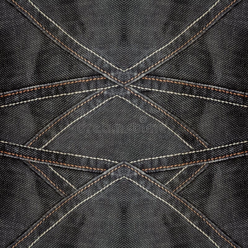 Seamless Texture of Dark Gray Denim Stock Illustration - Illustration ...