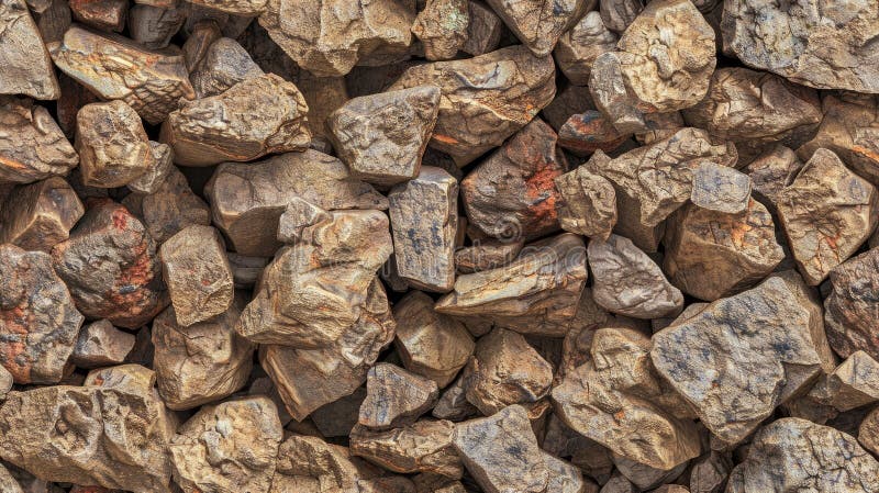 A Seamless Texture Depicting Brown Rock with Subtle Low Relief, Evoking ...