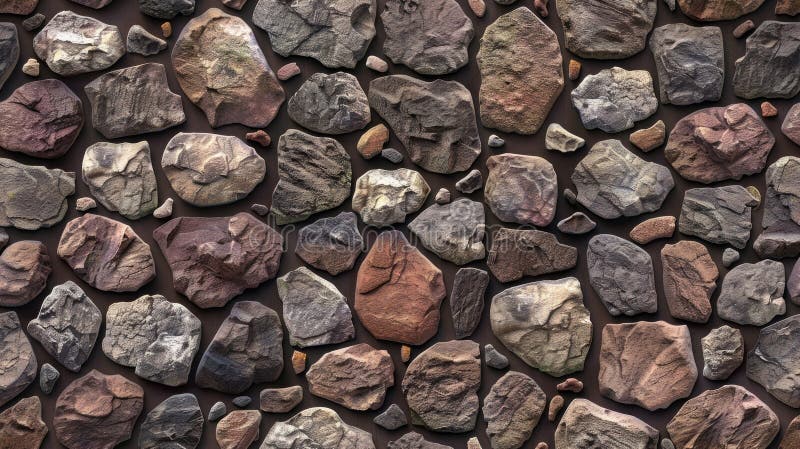 A Seamless Texture Depicting Brown Rock with Subtle Low Relief, Evoking ...