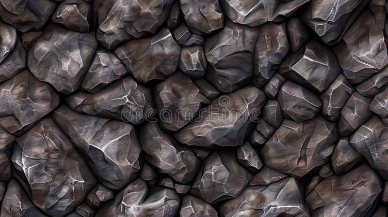 A Seamless Texture Depicting Brown Rock with Subtle Low Relief, Evoking ...