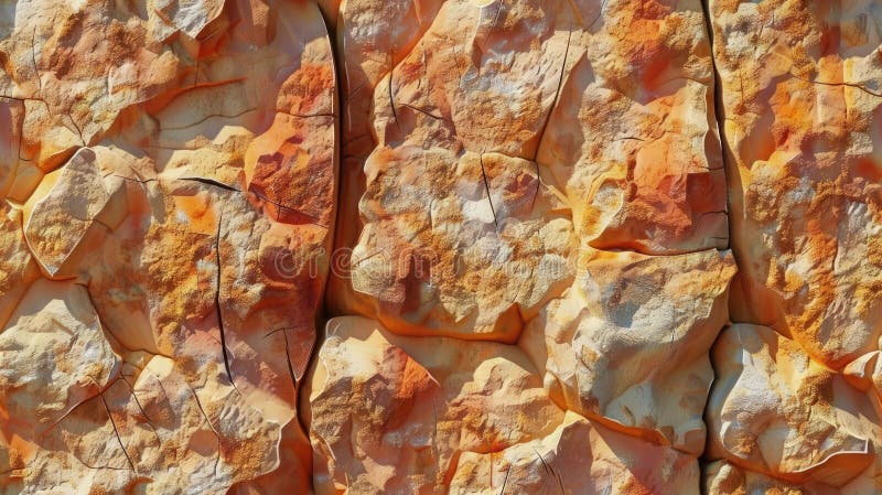 A Seamless Texture Depicting Brown Rock with Subtle Low Relief, Evoking ...