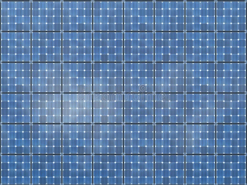 Seamless Texture of Solar Panels Stock Illustration - Illustration of ...