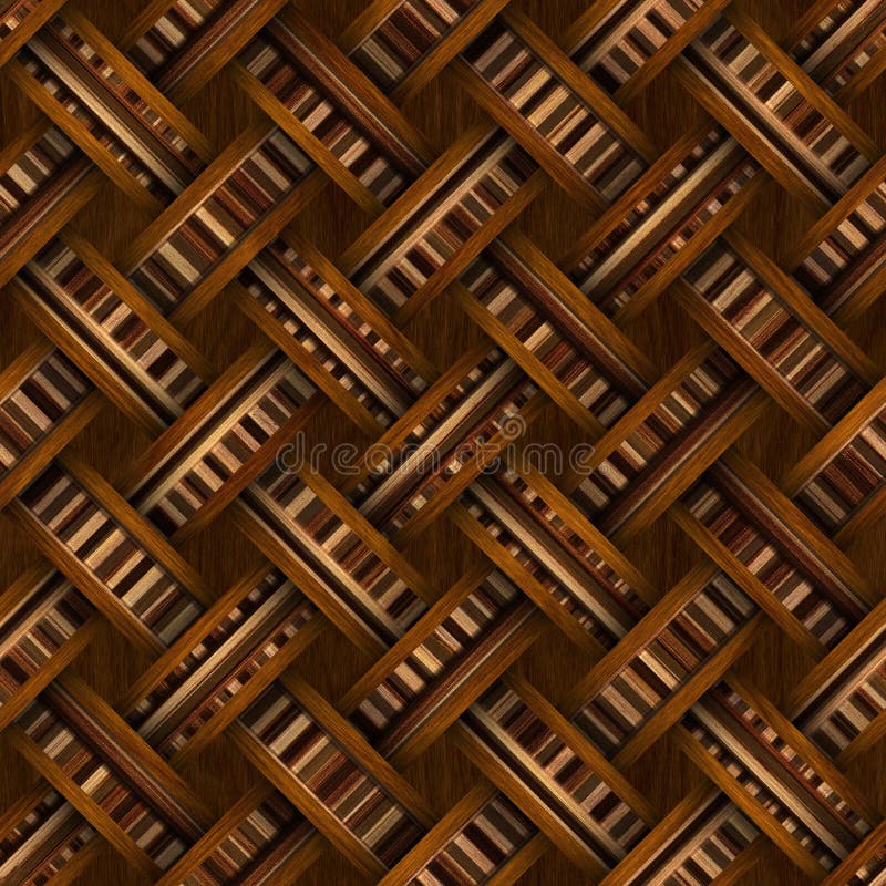 Seamless Texture with Diagonal Stripes Pattern, Wood Weave Texture, 3d ...