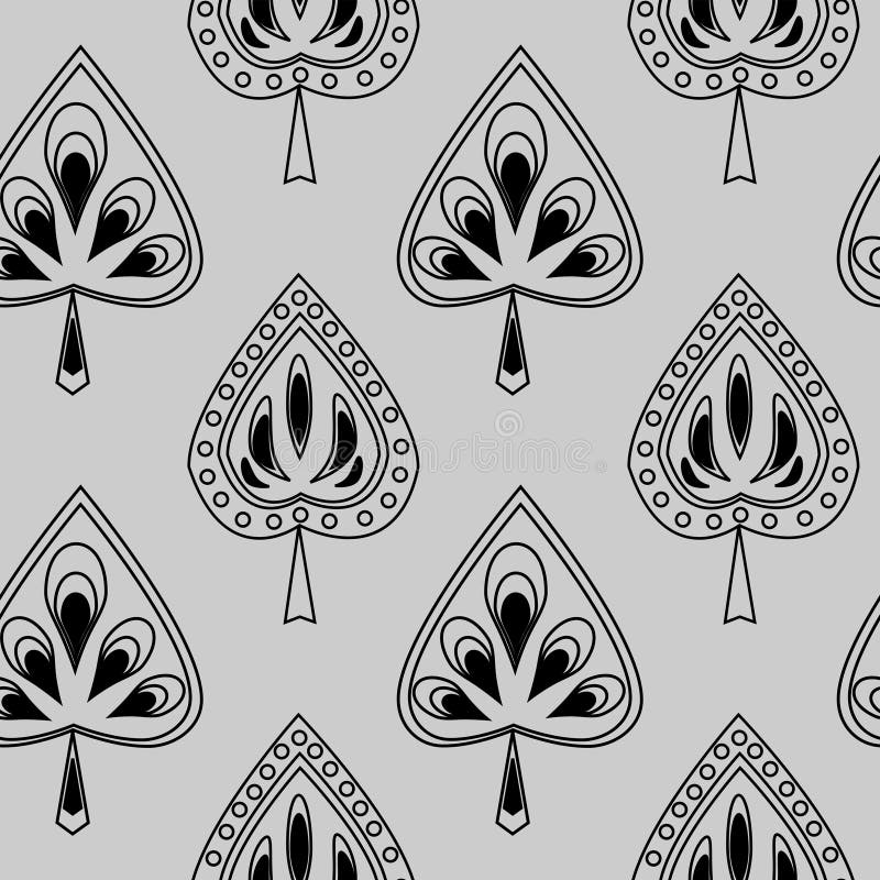 Seamless Texture with Different Stylish Leaves Stock Vector ...