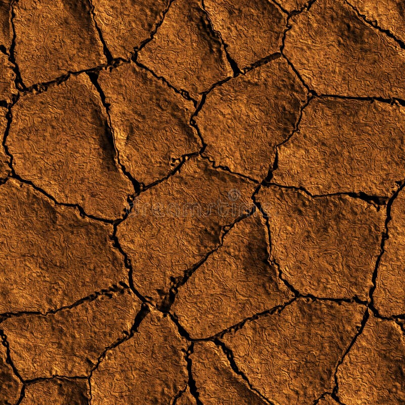Cracked Desert Texture Seamless