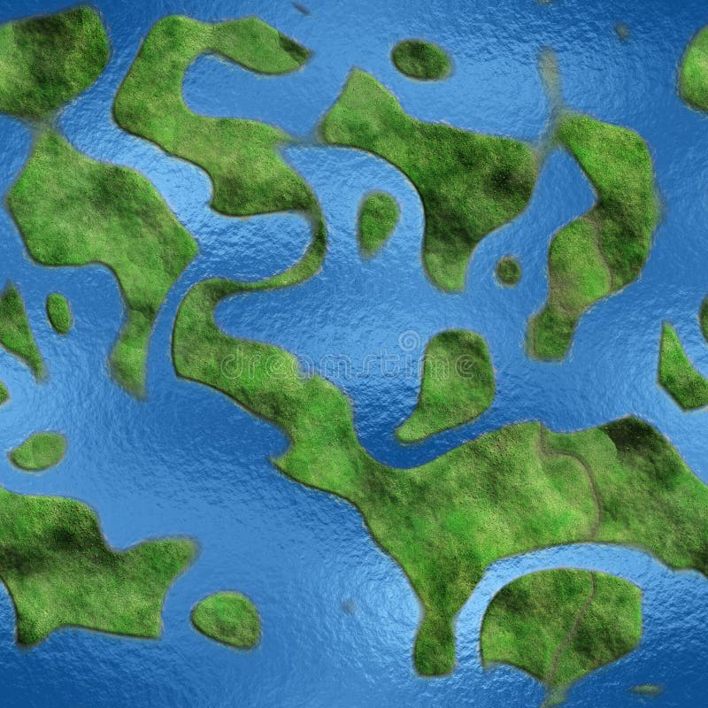 Seamless Texture Earth 3D Illustration Stock Illustration ...