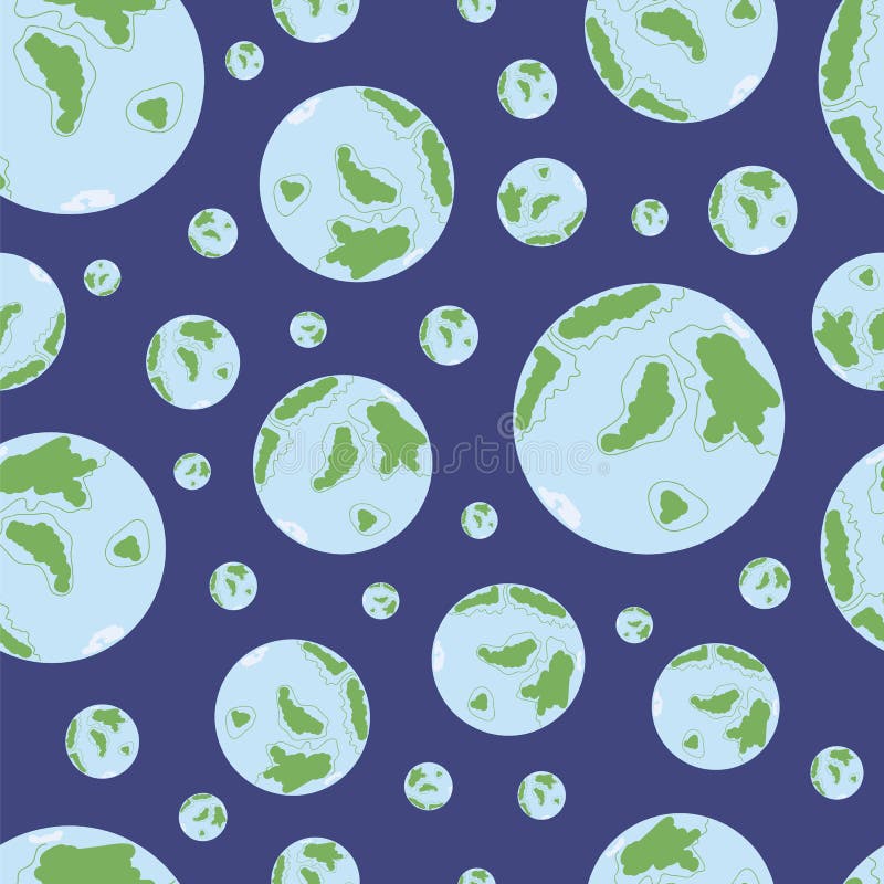 Seamless Texture with Earth Stock Vector - Illustration of copied ...