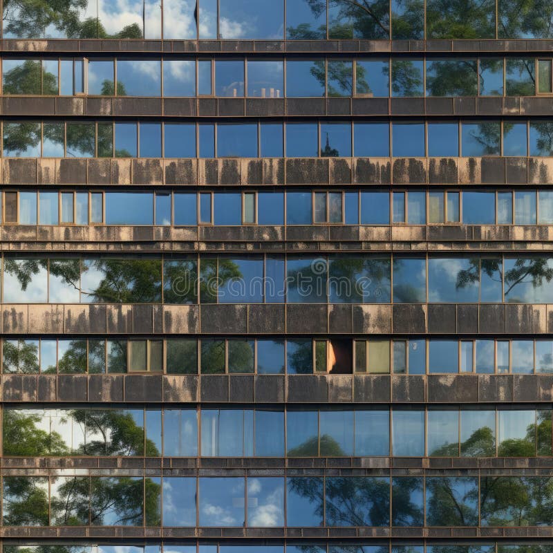 Seamless Texture. the Facade of the Building Stock Illustration ...