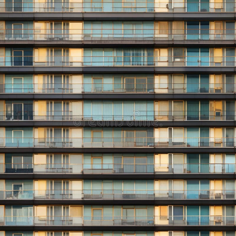 Seamless Texture. the Facade of the Building Stock Illustration ...