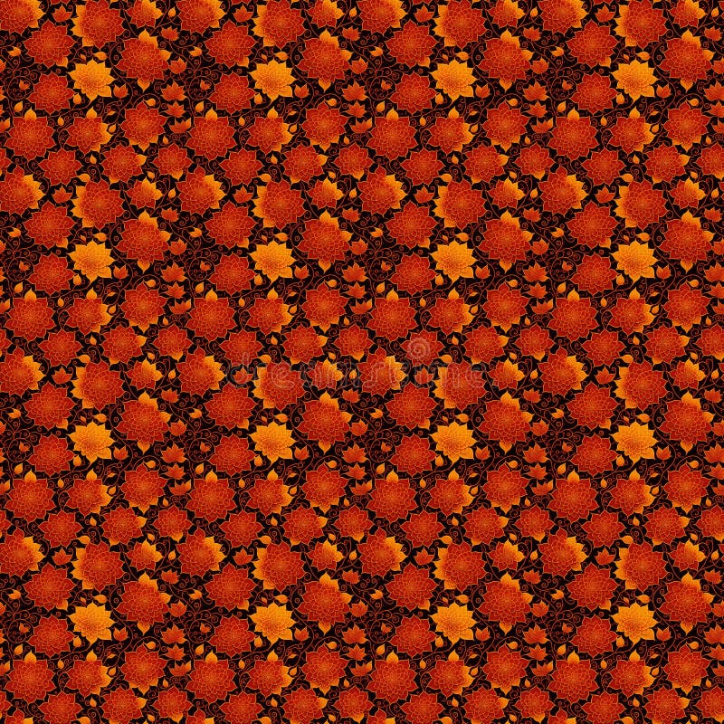 Seamless Texture Floral Pattern in Arabic and Indian Style Stock ...