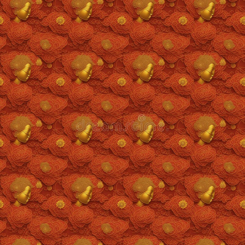 Seamless Texture Floral Pattern in Arabic and Indian Style Stock ...