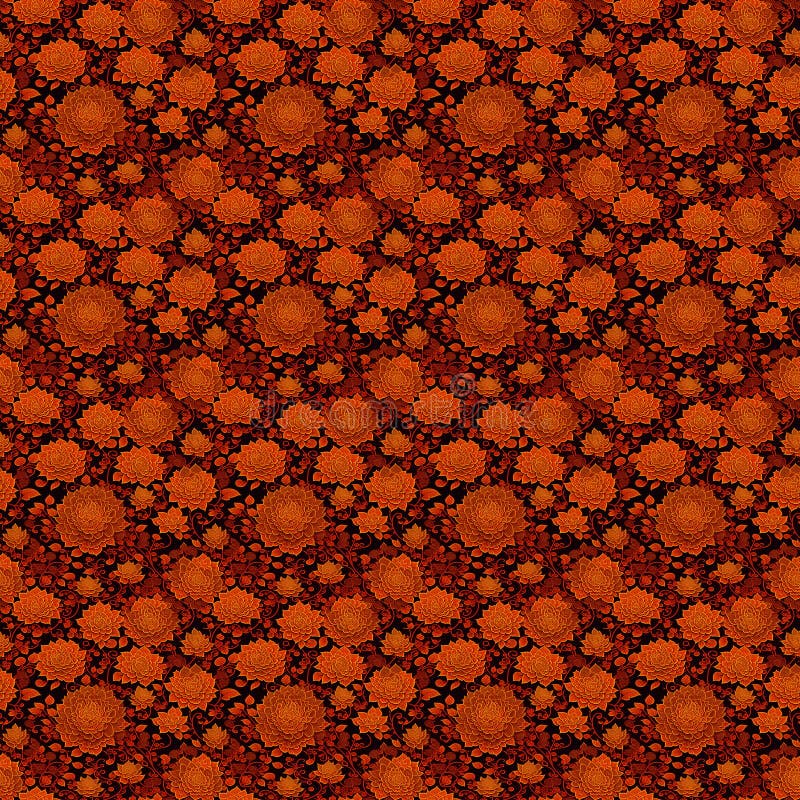 Seamless Texture Floral Pattern in Arabic and Indian Style Stock ...