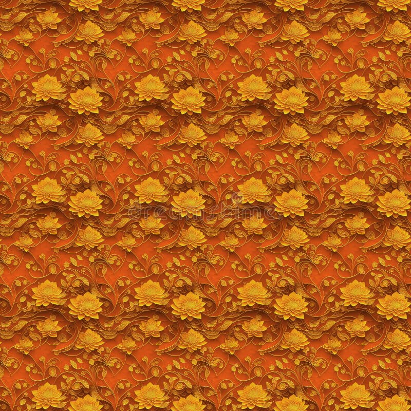 Seamless Texture Floral Pattern in Arabic and Indian Style Stock ...