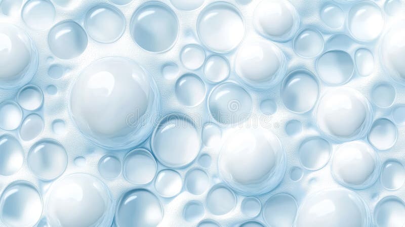 Seamless Texture of Foam Bubbles Creating a Soft, Reflective Surface ...