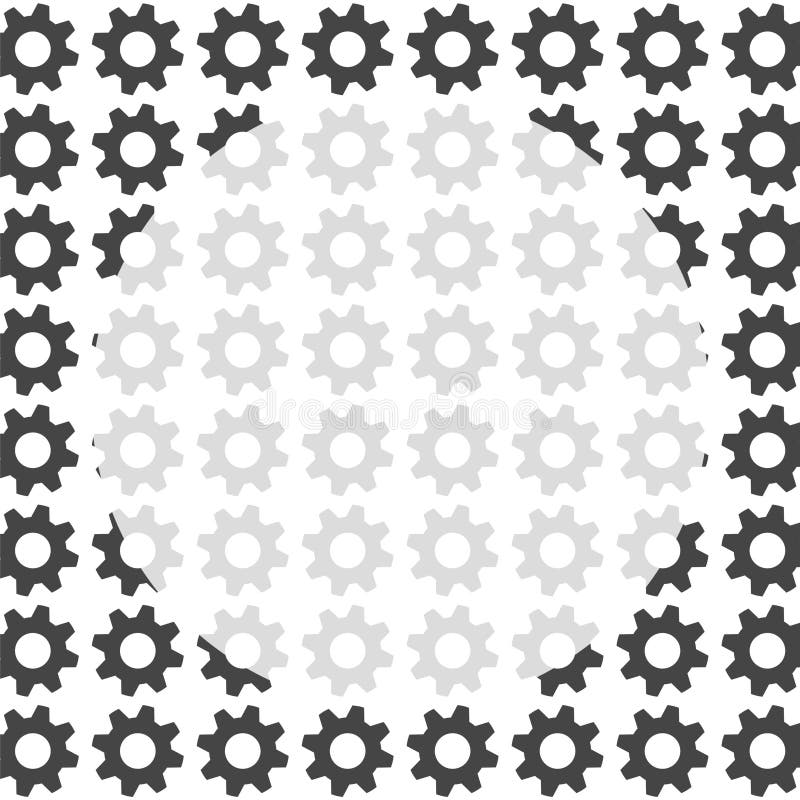 Seamless Texture Gear Wheels Stock Vector - Illustration of component ...