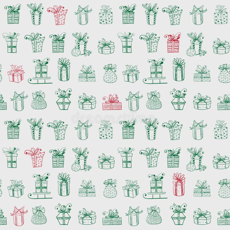 Seamless Texture with Gift Boxes. Stock Vector - Illustration of party ...