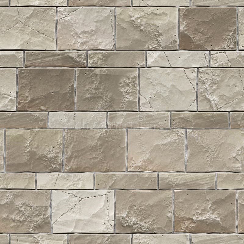 Seamless Texture of Old Gray Grunge Brickwall. 3d Render Stock ...