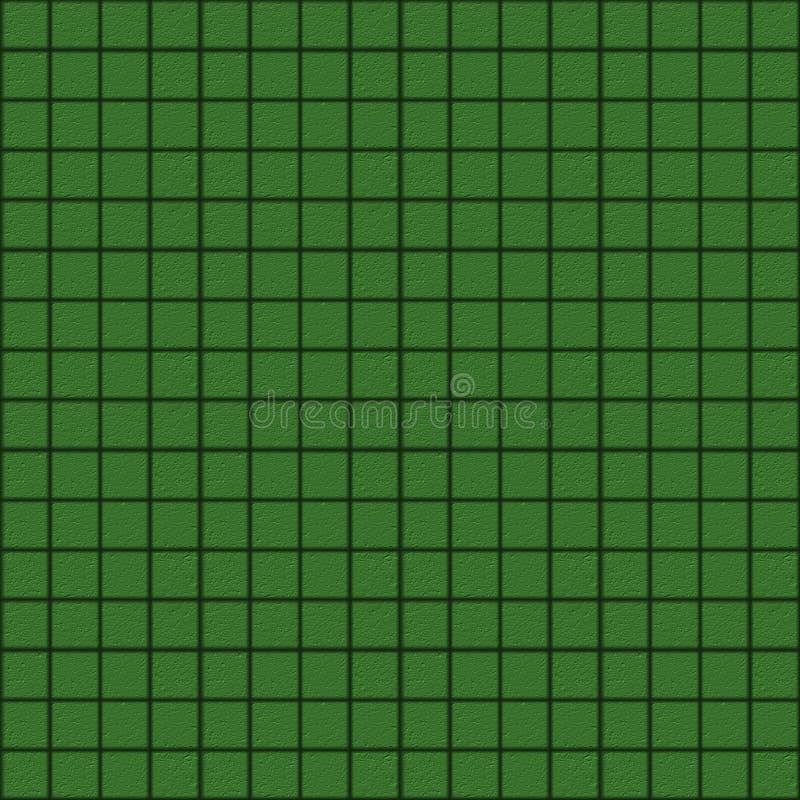 Seamless Green Tiles Texture Stock Illustration - Illustration of ...