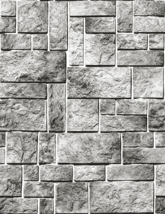 Grey Stone Wall Forming Seamless Tileable Texture Background Stock ...