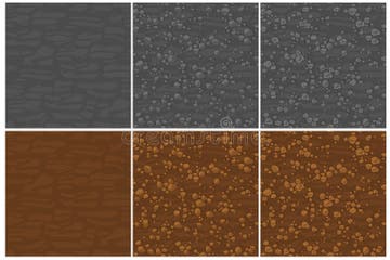 Seamless Texture Ground with Small Stones, 3 Step Drawing.. Cute ...