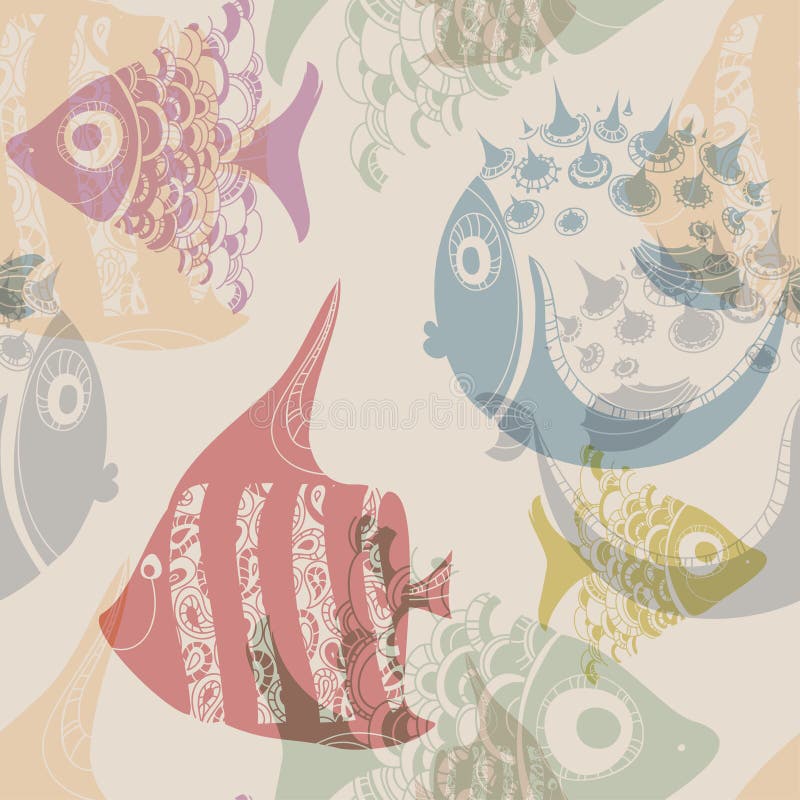 Fish stock vector. Illustration of horse, animals, graphic - 34162002