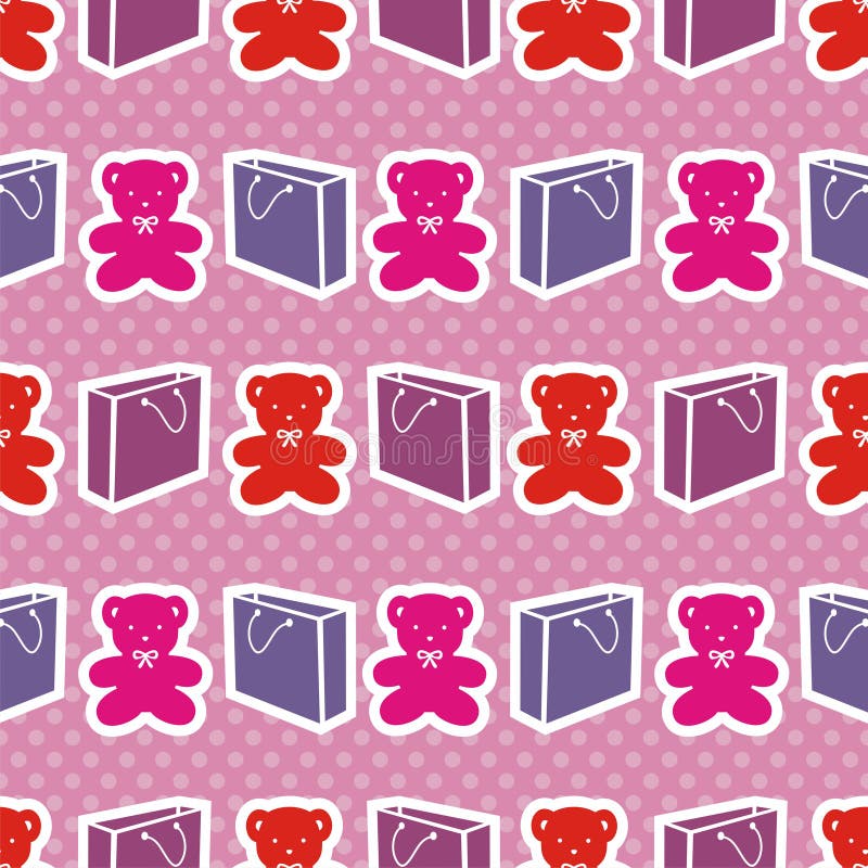 Seamless Texture for Holiday Stock Vector - Illustration of repeat ...