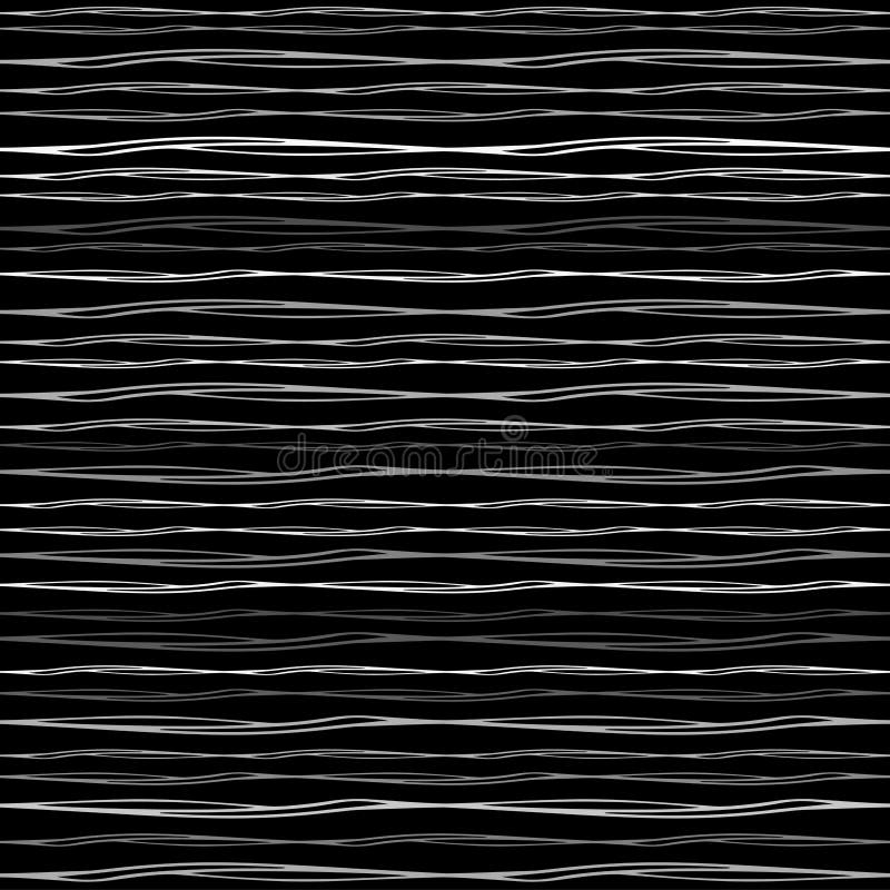 Seamless Texture of Horizontal Lines, Vector Pattern of Digital Waves ...