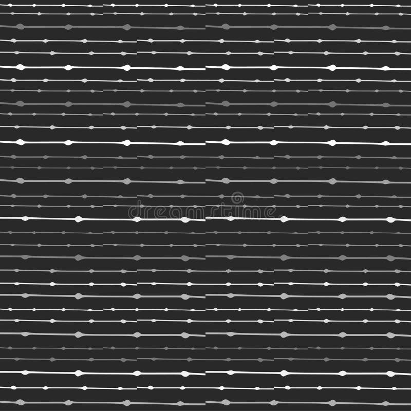 Seamless Texture of Horizontal Lines, Vector Pattern of Digital Waves ...