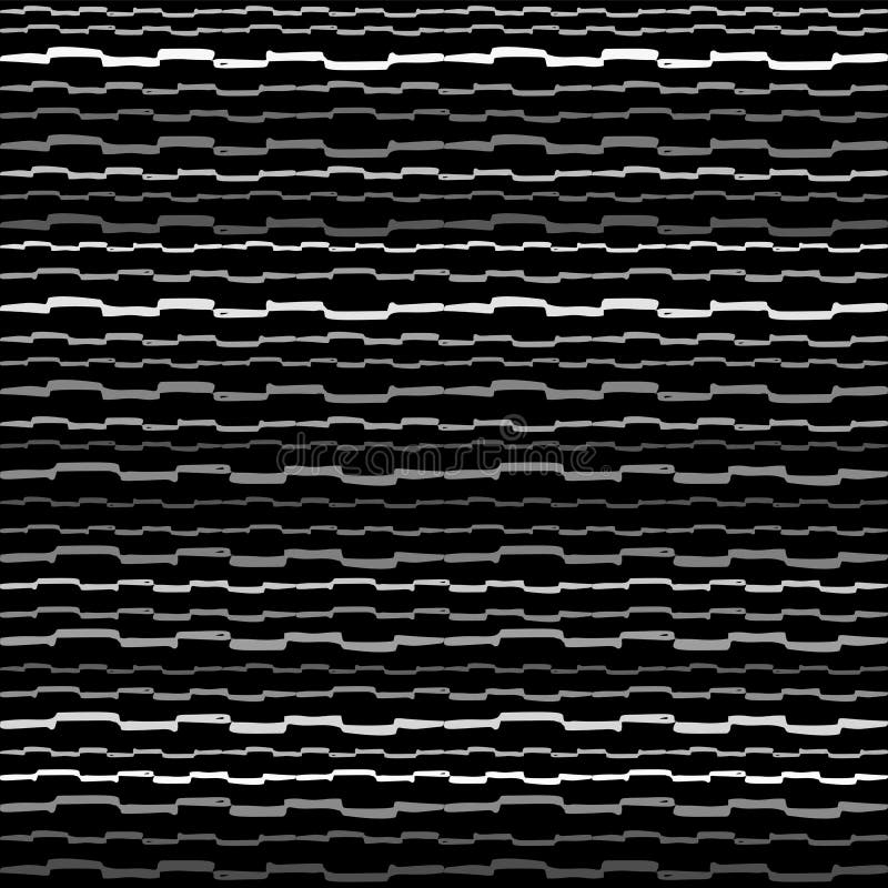 Seamless Texture of Horizontal Lines, Vector Pattern of Digital Waves ...