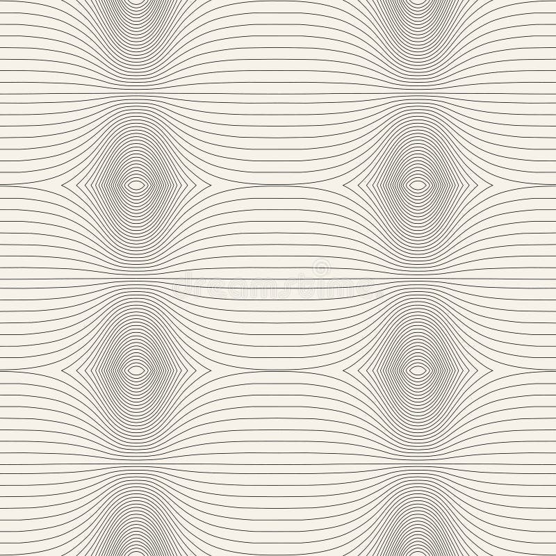 Seamless Texture with Horizontal Waves. Stock Vector - Illustration of ...