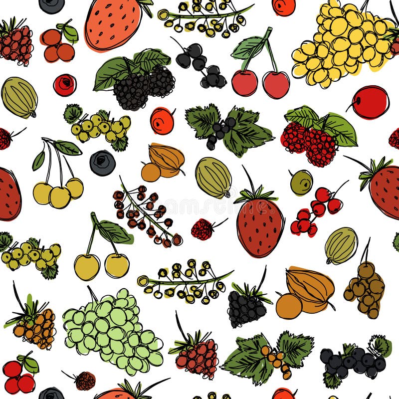 Berry Line Drawings Stock Illustrations – 242 Berry Line Drawings Stock ...