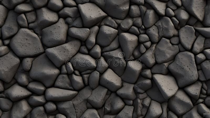 Dark Grey Stone Wall Texture Seamless Pattern Stock Illustration - Illustration of building ...