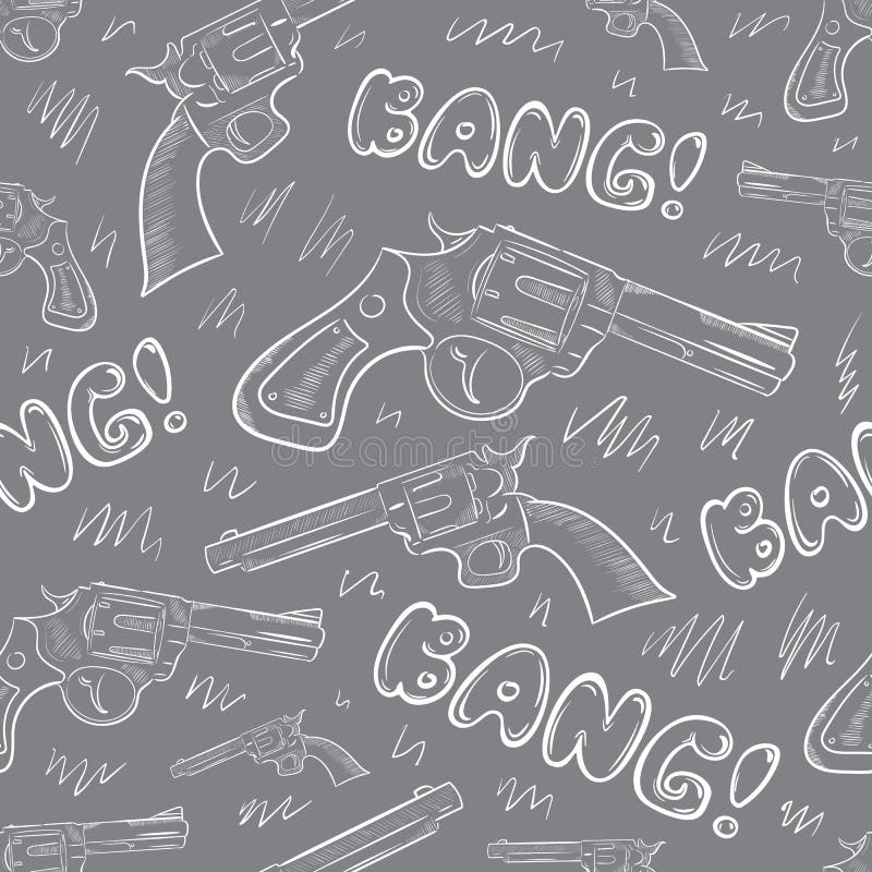 Guns Seamless Texture Stock Illustrations – 73 Guns Seamless Texture ...