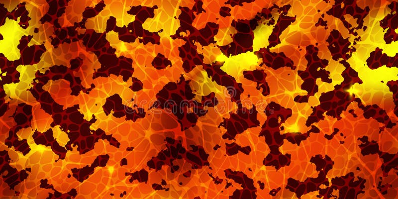 Seamless Texture of Magma Surface Top View Stock Vector - Illustration ...