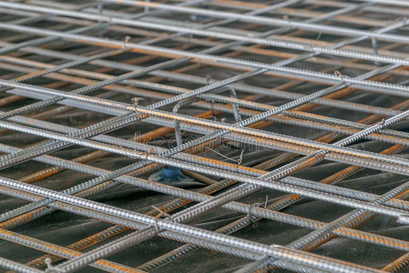 Seamless Texture Metal Frame for Concrete Stock Photo - Image of ...