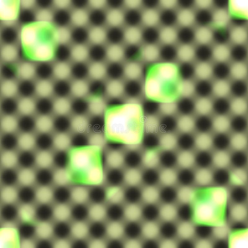 Seamless Texture of Metallic Green and White Square Shapes Stock Image ...