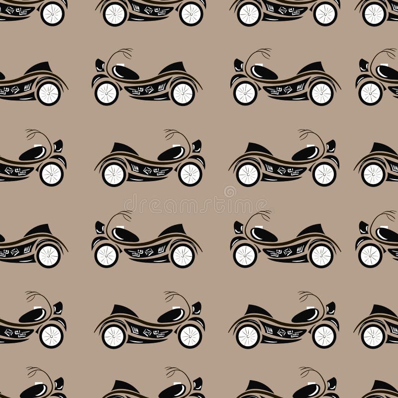 Seamless Texture Motorcycles Stock Vector - Illustration of grunge ...