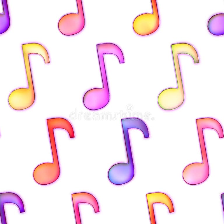 Seamless Texture Multicolored Notes Stock Illustration - Illustration ...