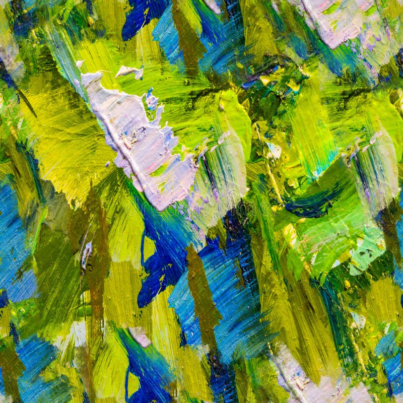 Seamless Texture of Multicolored Paint Strokes Stock Illustration ...