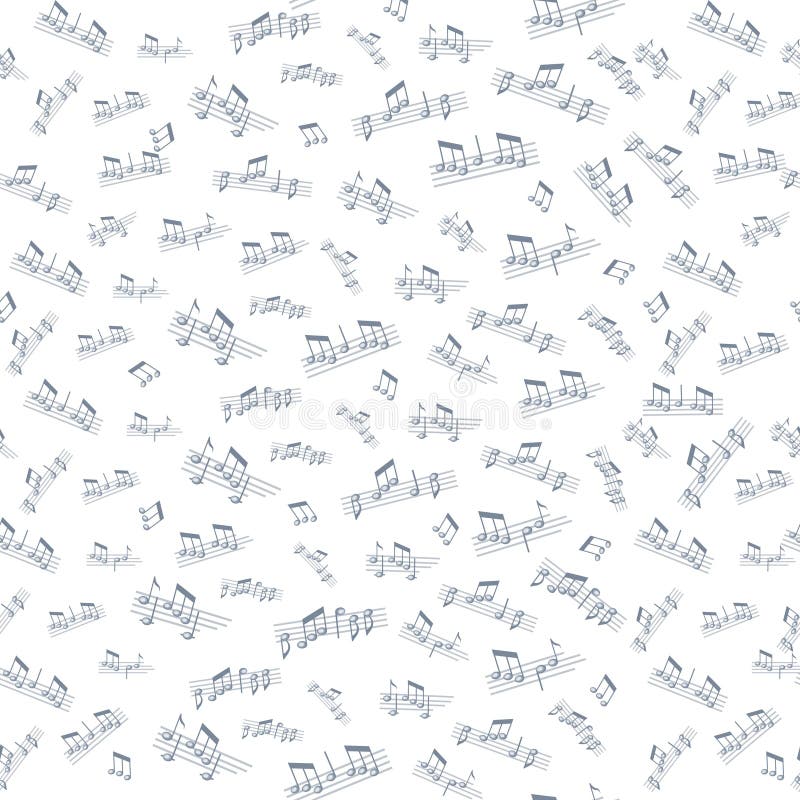 Seamless Texture with Musical Note Stock Vector - Illustration of music ...