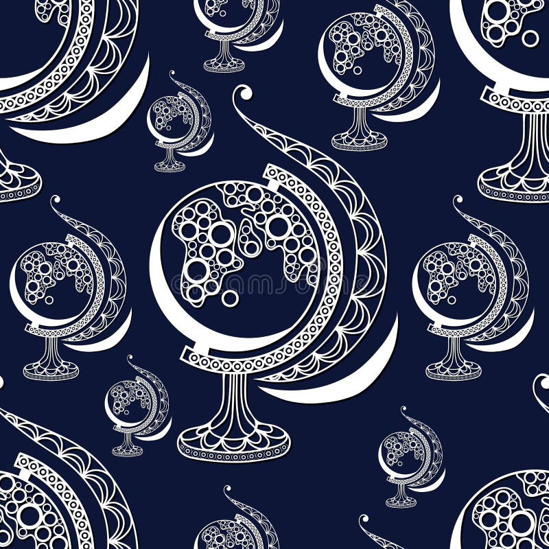 Seamless Texture with a Nautical Theme 1 Stock Vector - Illustration of ...